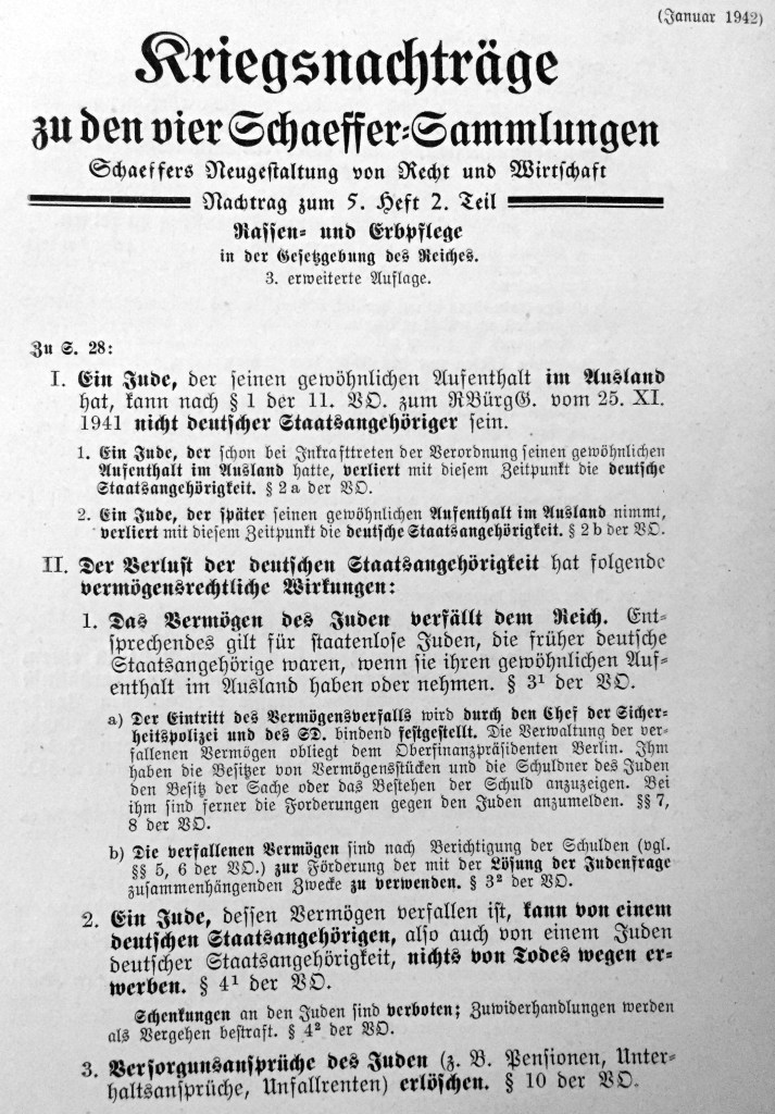 Racial Hygiene in the Laws of the Reich | +++ German ++ Propaganda